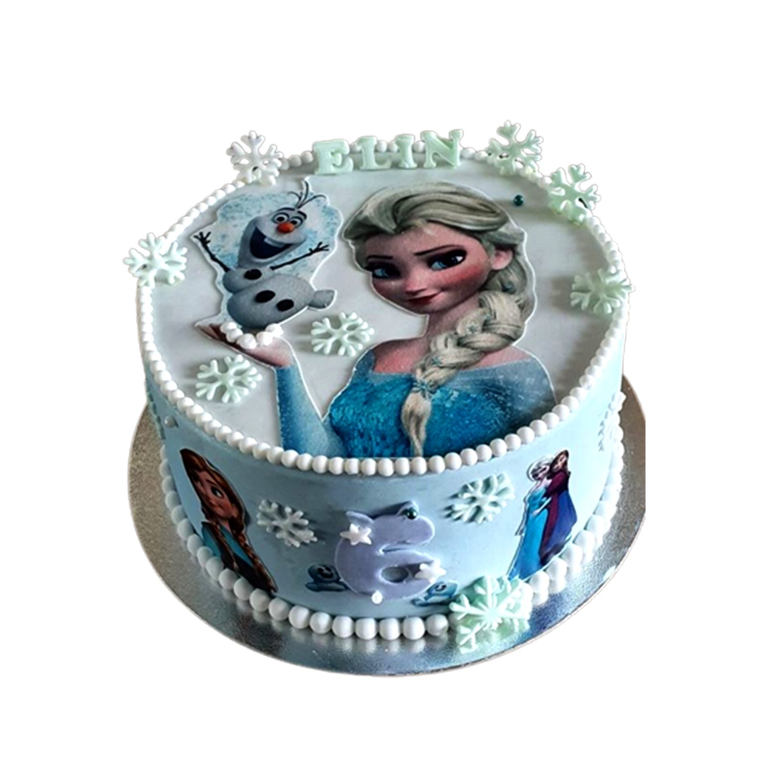 Frozen Elsa Birthday Cake V6 - The Cake Daddy