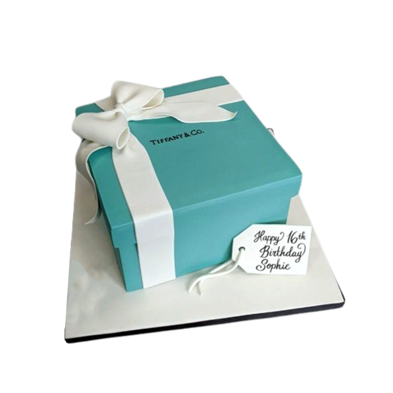 Tiffany Birthday Cake V4 - The Cake Daddy